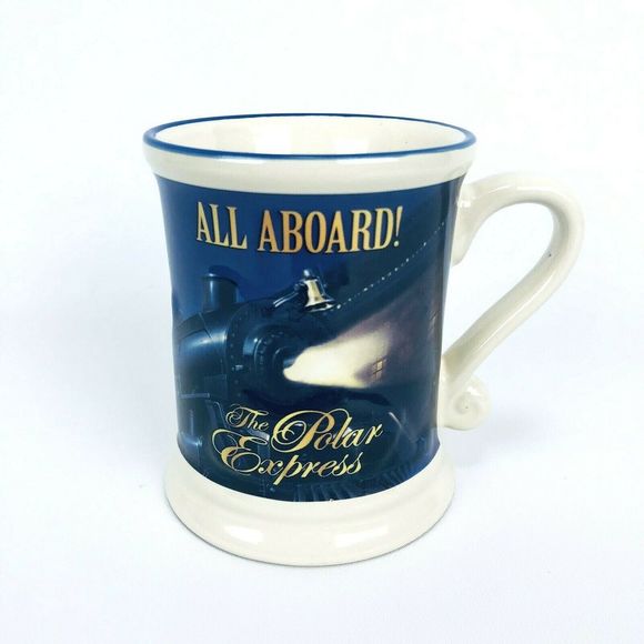 Kitchen | The Polar Express All Aboard Believe Train Mug | Poshmark